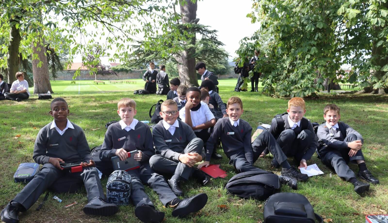 Year 7's First Day at New Hall - New Hall School